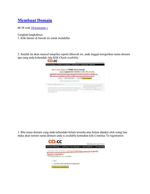 Cara membuat blog di idhostinger | PDF