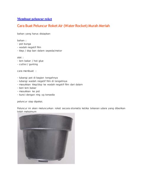 Roket air | PPTX