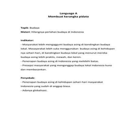 Membuat pidato | DOCX