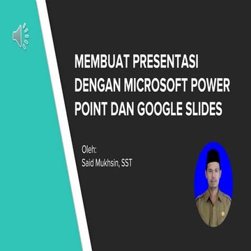 Cara Membuat Google Slide dalam Google Work Space | PPTX