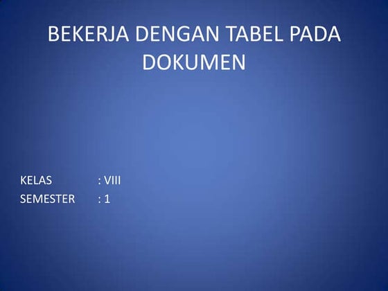 MEMBUAT TABEL.ppt