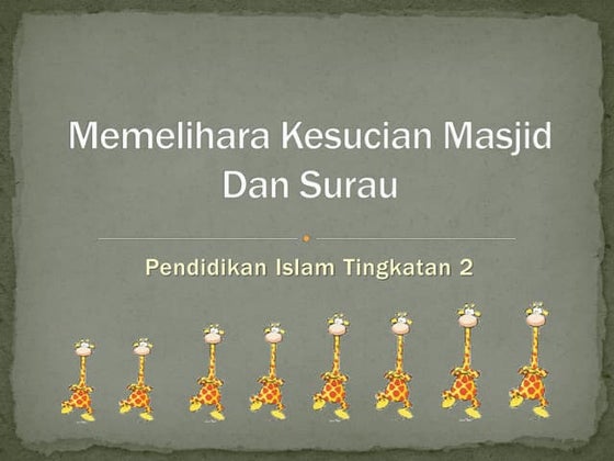 Peranan & tanggungjawab ajk masjid | PPSX