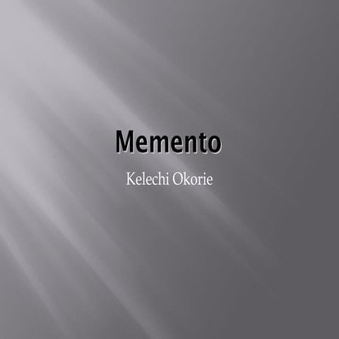 Memento | ODP