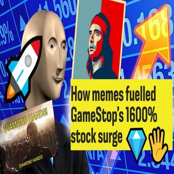 How memes fuelled GameStop's 1600% stock surge | PPT