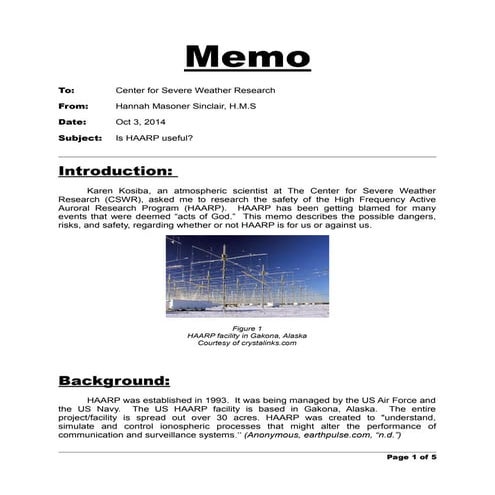 Memo | PDF