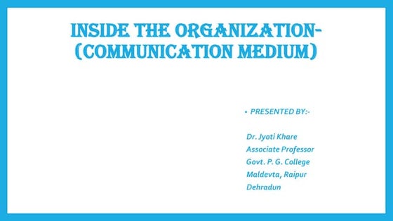 Intra and Inter office communication - Memo, Circular, Agenda and ...