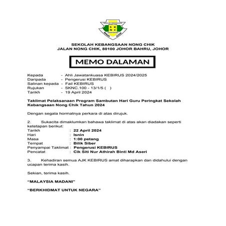 Memo Dalaman Taklimat SK(Hari Guru).docx