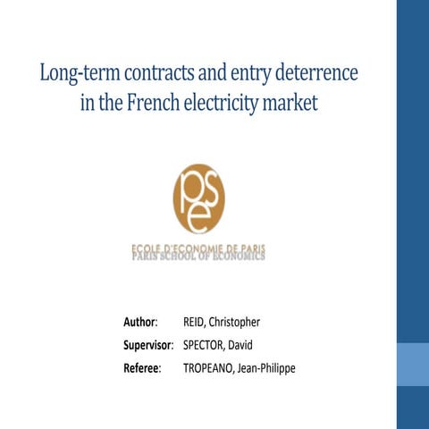 Economics Masters Thesis - Presentation | PDF