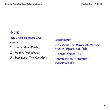 Memoir ideas algebra | PDF