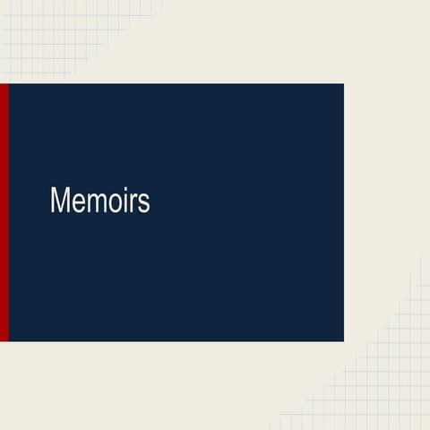 Memoir Writing | PDF