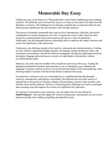 Essay My First Day At School | PDF