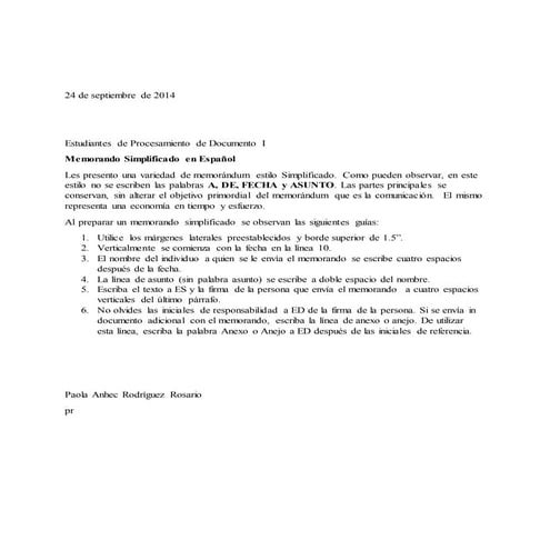 Memorando 2 | DOCX | Resume Writing and Advice | Job Search