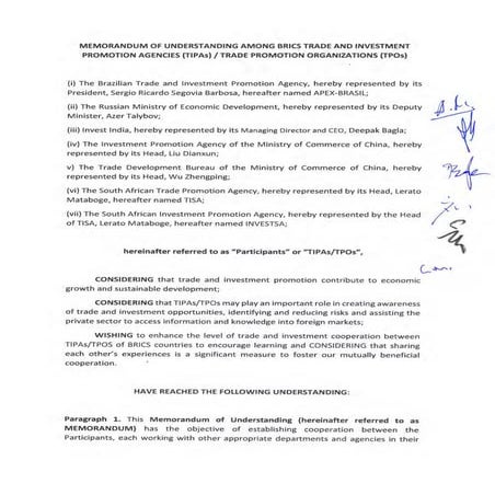 BRICS Memorandum-of-Understanding-Among-BRICS-Trade-and-Investment ...