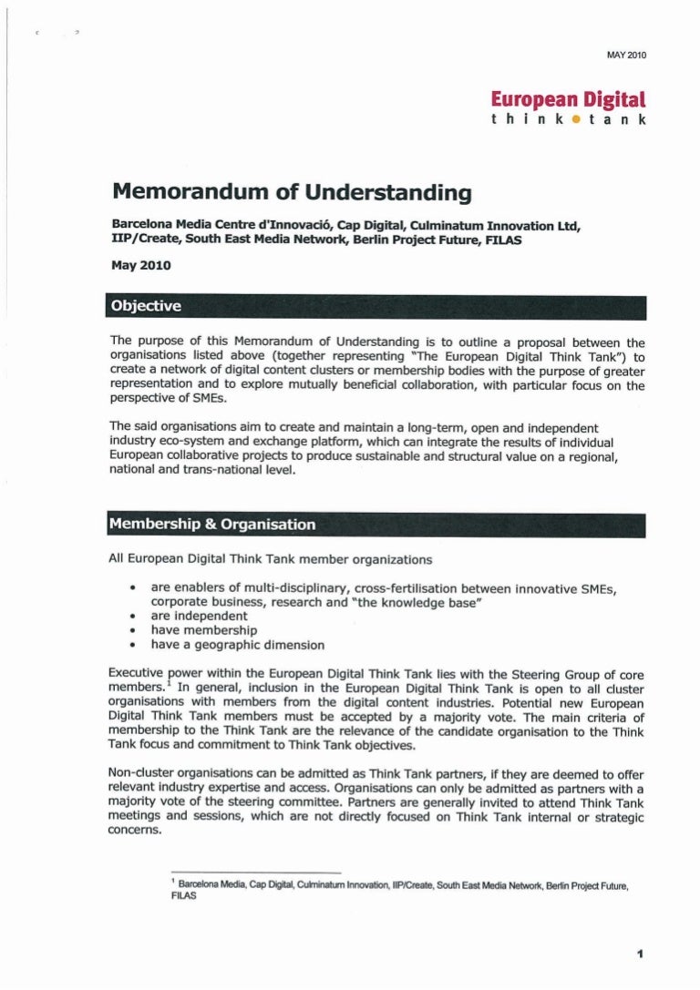 Memorandum Meaning