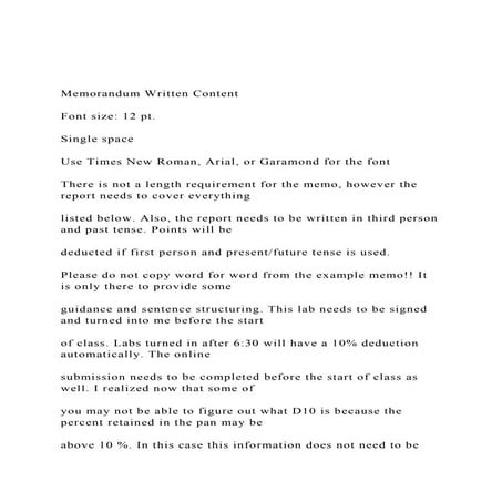 Memorandum Written Content Font size 12 pt. Single sp.docx