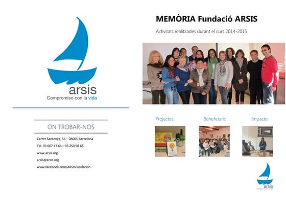 Fundació Els Tres Turons - Presentació de l'entitat | PPT