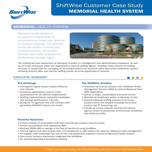 Memoria Health Case Study | PDF