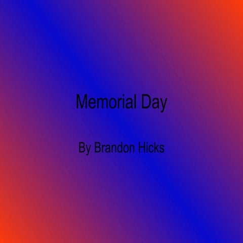 Memorial Day | PPT