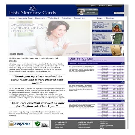 Memorial cards ireland | PDF