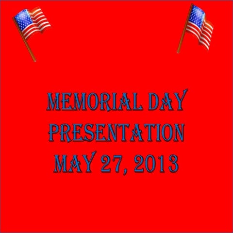 Memorial day presentation | PPTX