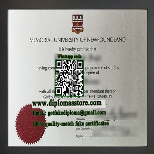 Memorial University diploma, Memorial University certificate | PDF