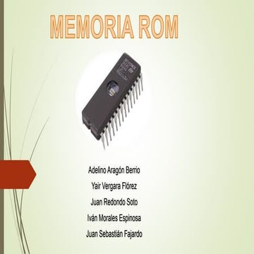 Memoria rom | PPTX