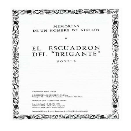 Memorias de un hombre de accion 2 el escuadron del brigante | PDF