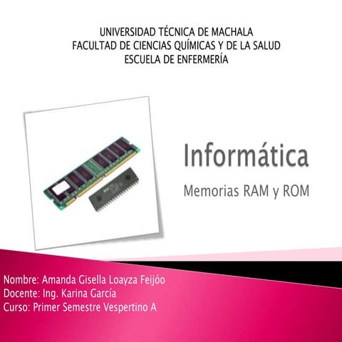 Memoria rom | PDF