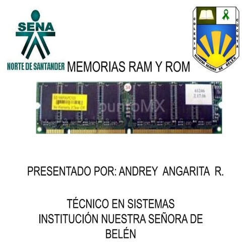Memorias ram y rom (1) | PPTX