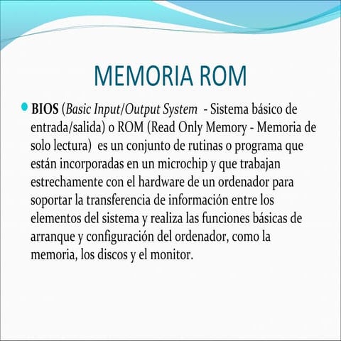 Memoria Rom | PPT