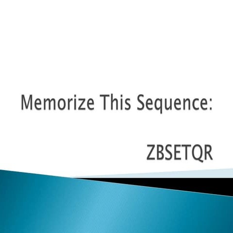 Memorize this sequence | PPTX