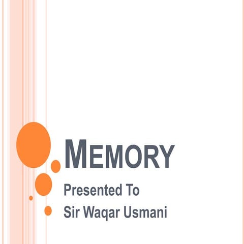 Memory | PPT