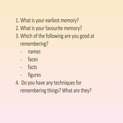 memory | PPT