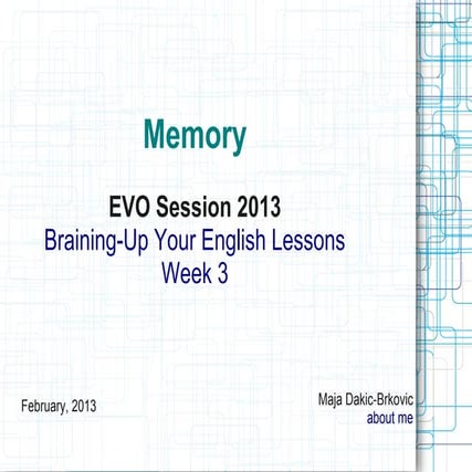 Memory | PPT