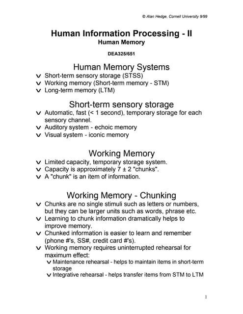 Working memory model | PPT