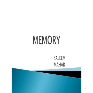 Memory | PPT