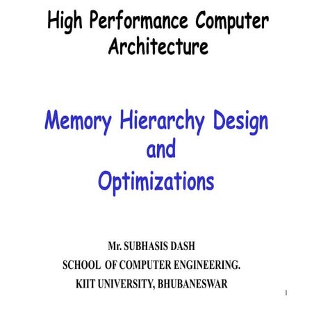 High Performance Computer Architecture | PDF