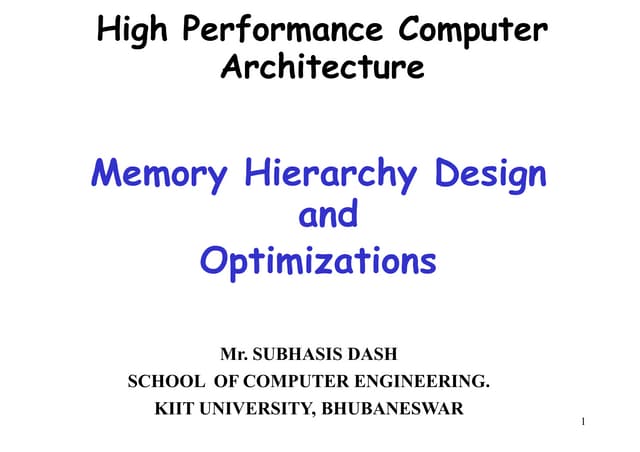 High Performance Computer Architecture Ppt