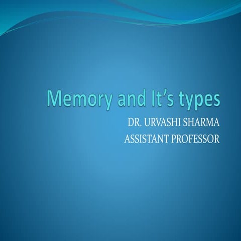 Memory and It’s types.pptx