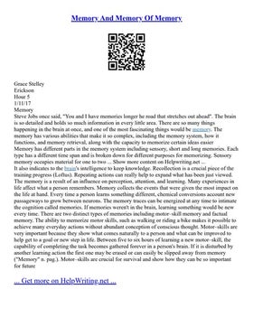 Powerpoint memory | PPT