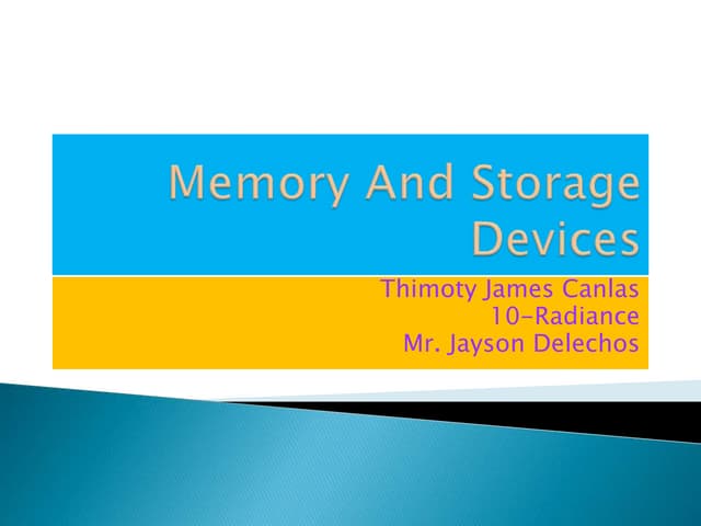 Primary Memory: RAM, ROM and their Types | PDF