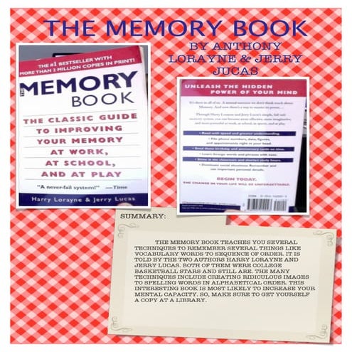 Memory book | PDF