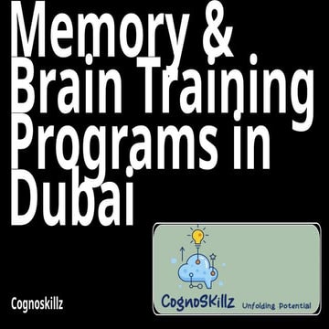 Memory & Brain Training Programs in Dubai.pptx