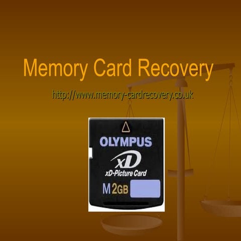 Memory card recovery | PPT
