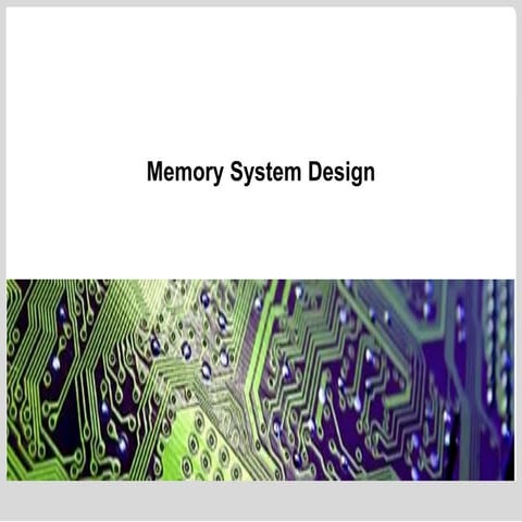 Memory Design of embedded system engineering.pptx
