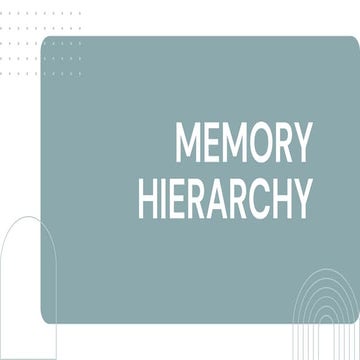memory hiearchy of ram and the hdd secondary memory.pdf | Data Storage ...