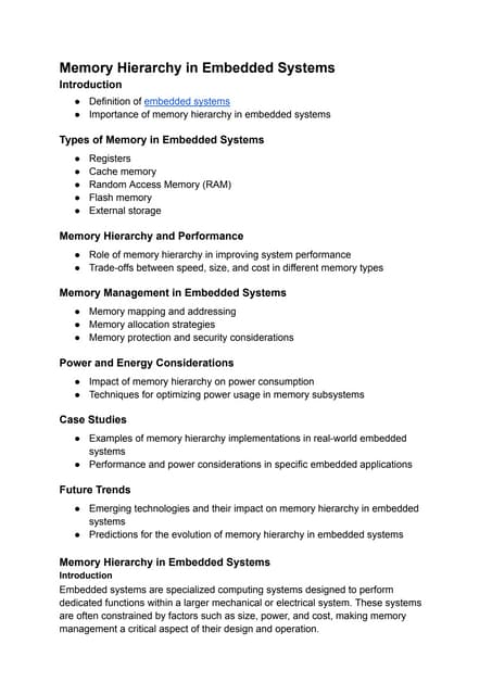 Memory Hierarchy in Embedded Systems.pdf Memory Hierarchy in Embedded Systems.pdf