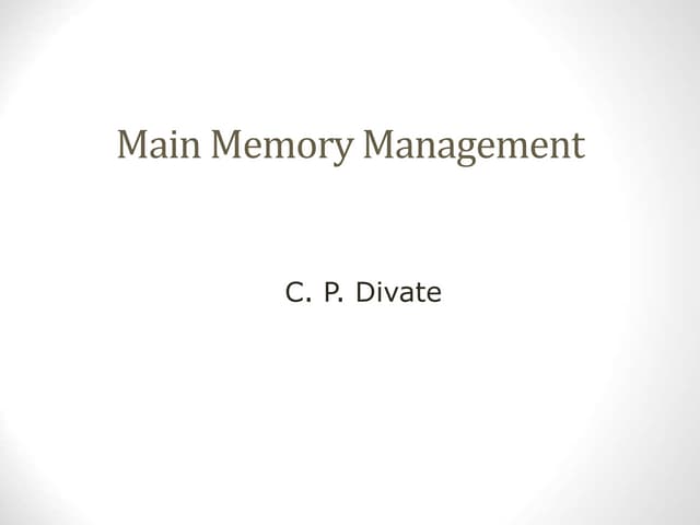 8 memory management strategies | PDF | Operating Systems | Computer Software and Applications