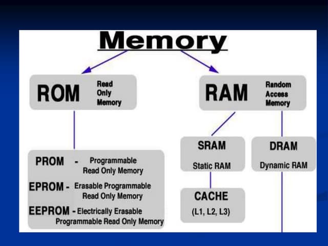Primary Memory: RAM, ROM and their Types | PDF