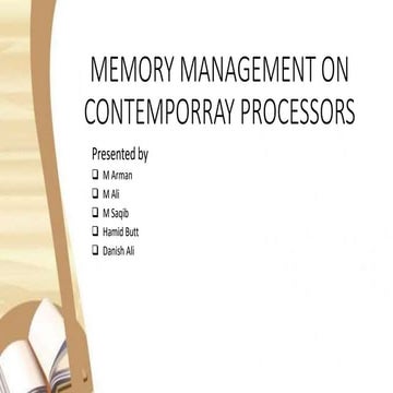 MEMORY MANAGEMENT ON CONTEMPORRAY PROCESSORS.pptx